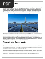 Solar Power Plant Schematic | PDF