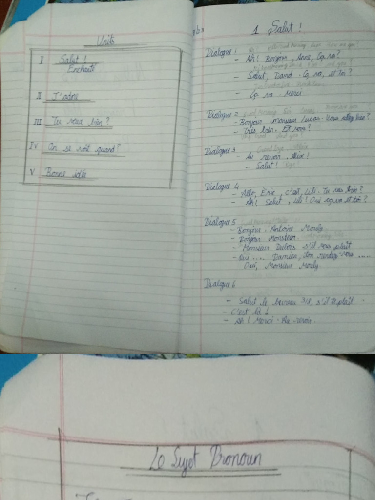 French 1 Notes | PDF