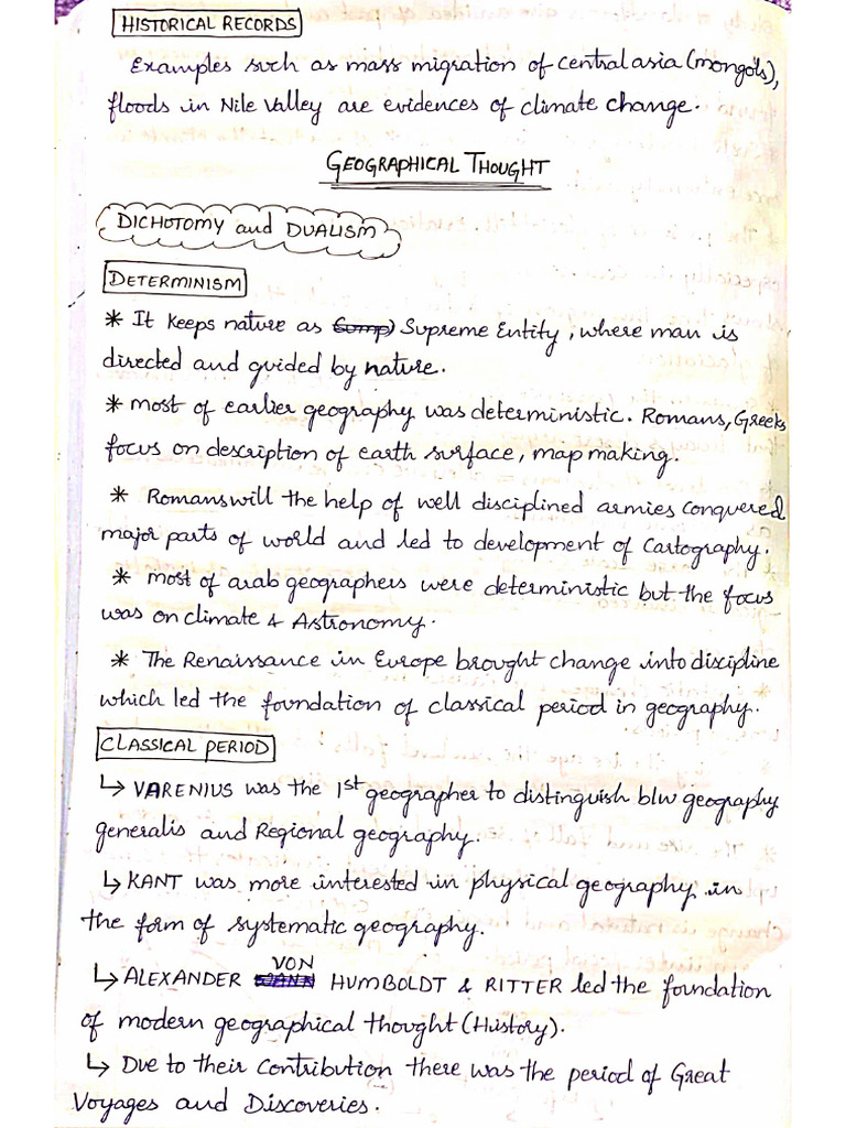 GEOGRAPHICAL - THOUGHT - HANDWRITTEN - NOTES - RUSHIKESH - SIR ...