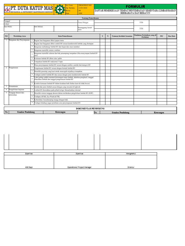 Desain TPS Limbah B3 yang Aman | PDF