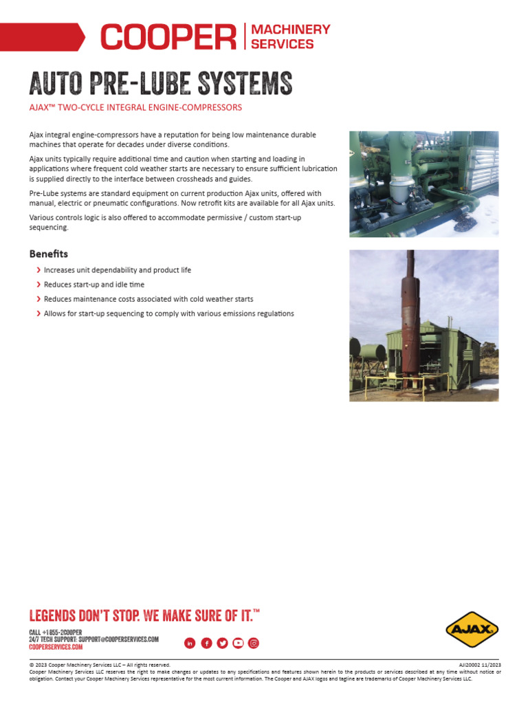 AJI20002 Auto Pre Lube Systems | PDF