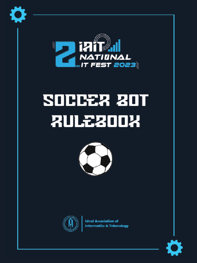 Soccer Bot Rulebook Iait | PDF