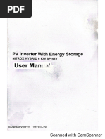 Tesla Infinity Hle V Hybrid Solar Inverter User Manual | PDF | Battery ...