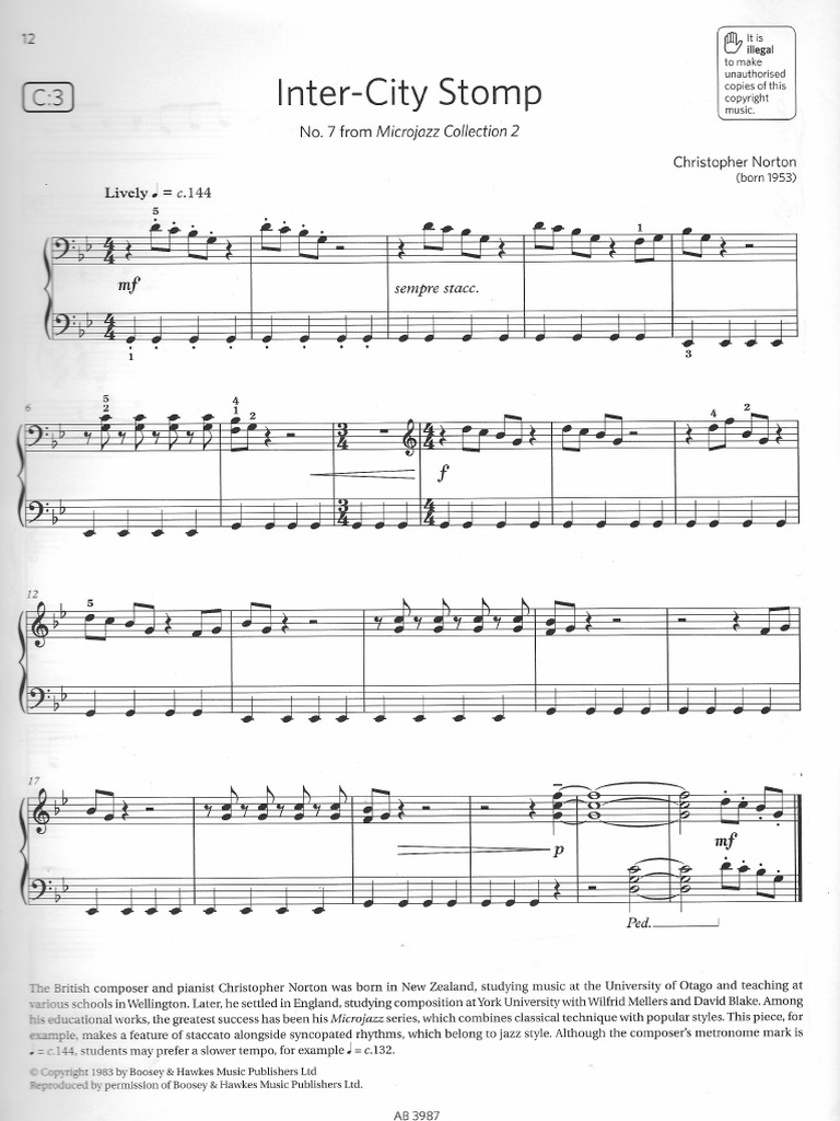 Inter-City Stomp | PDF