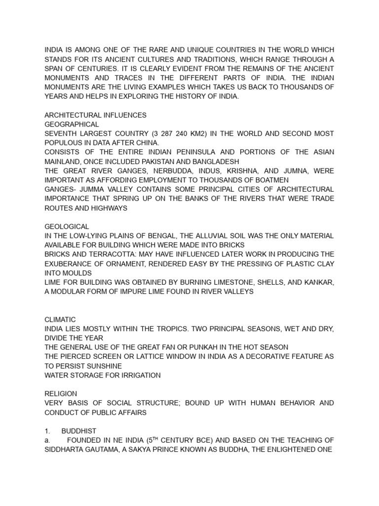 Indian Architecture | PDF | Temple | Indian Religions