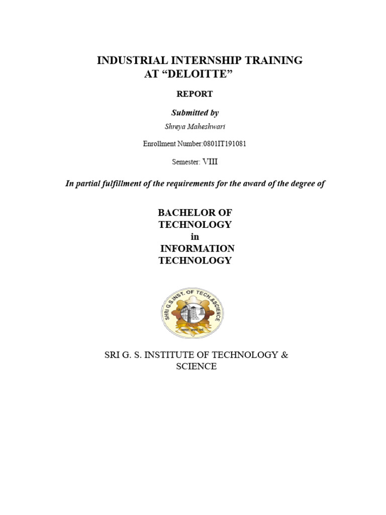 Internship Report | Download Free PDF | Databases | Sql