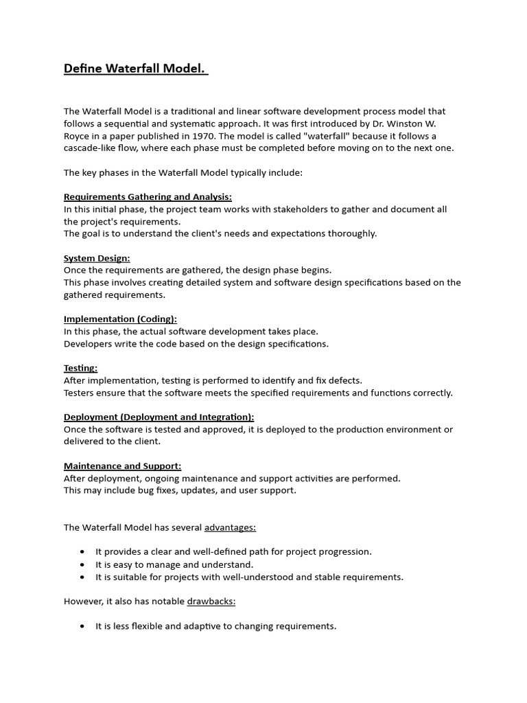 Unit 1 Se Pdf Software Development Process Software Testing 0929