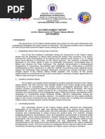Narrative Report - Filipino Values MOnth 2024 | PDF