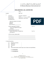 FORM-014 PRF Personnel Requisition Form | PDF | Labor | Business