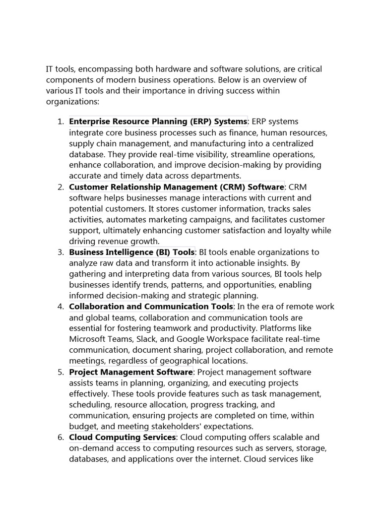 Unit 1 | PDF | Enterprise Resource Planning | Databases