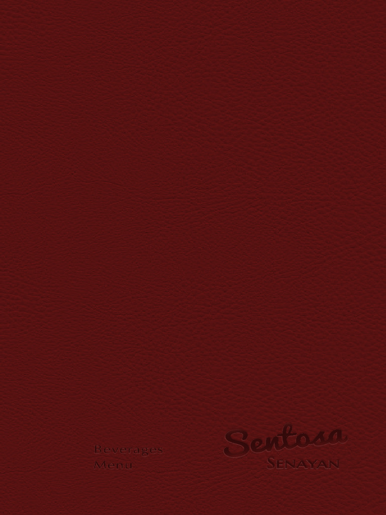 23.02.09 - Sentosa Senayan - Beverages Menu | PDF | Soft Drink | Drink