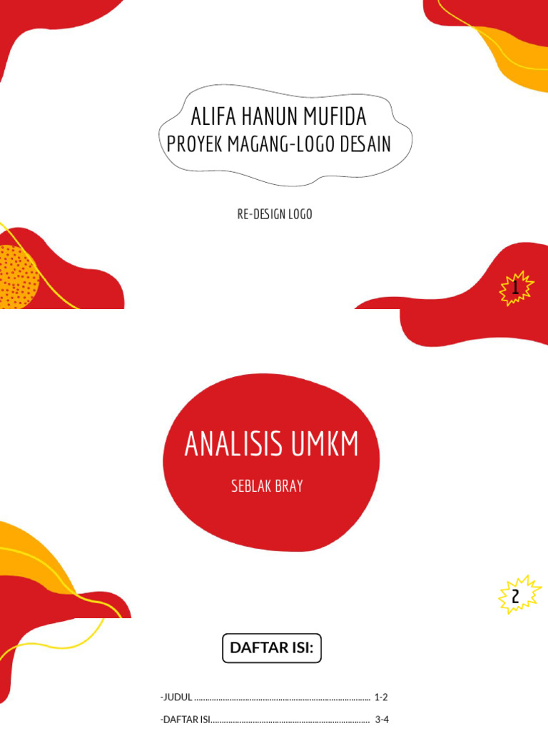 Redesign Logo UMKM - Alifa Hanun | PDF