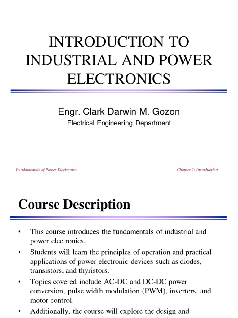 Orientation Chap 1 | PDF | Power Electronics | Electronics