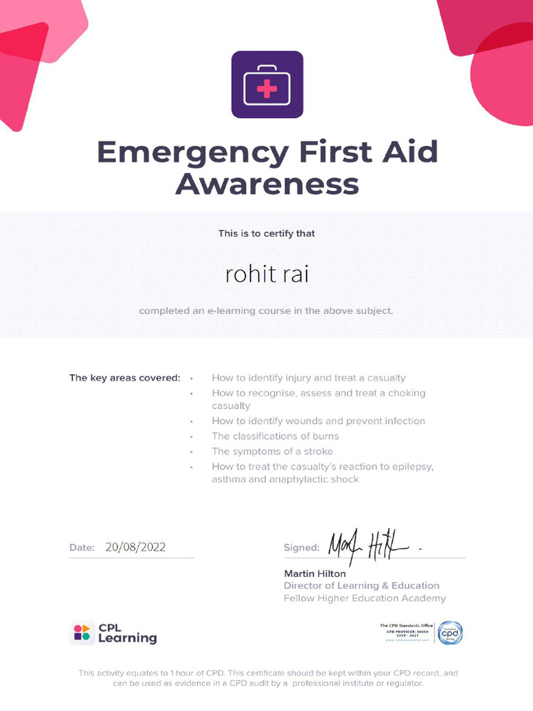 Emergency Certificate.ashx | PDF