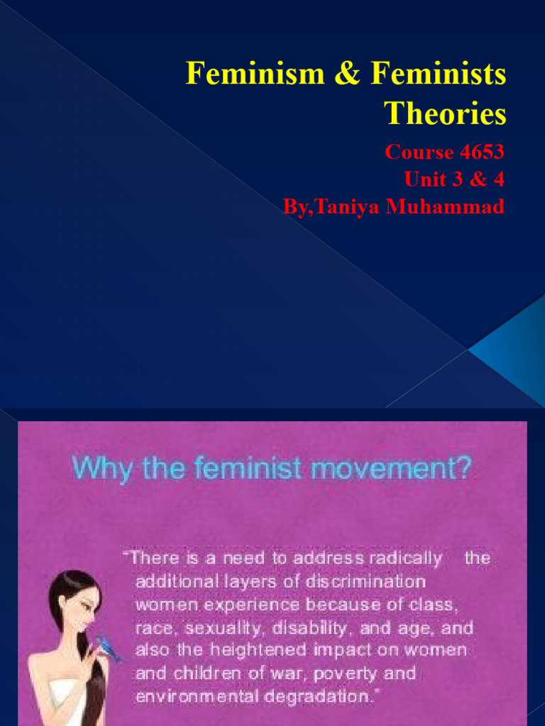 Feminism & Feminists Theories | PDF | Social Science