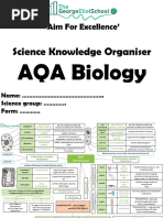 Biology Aqa Check List A Level | PDF | Biology | Genetics