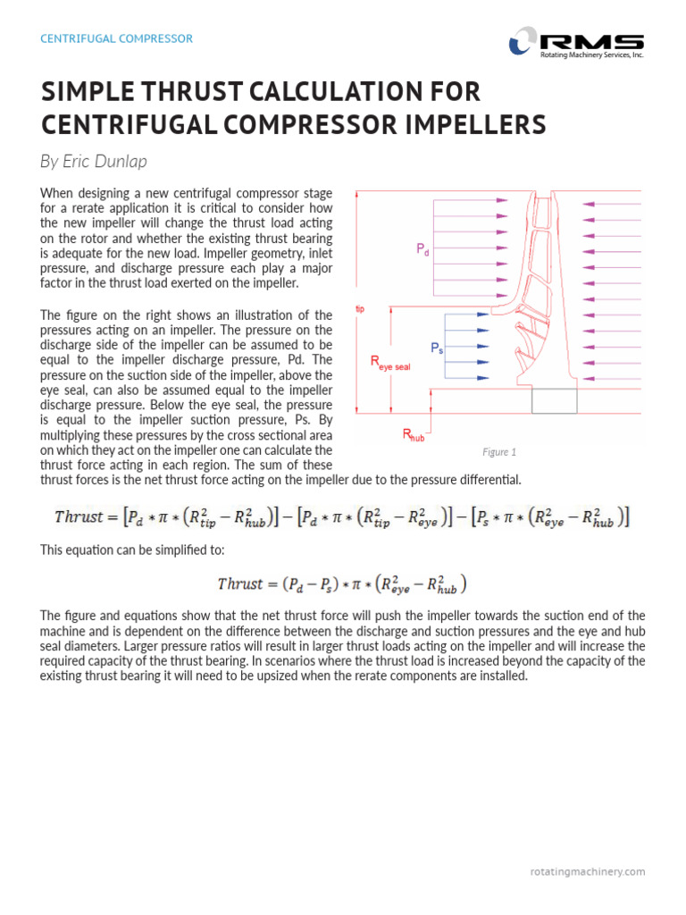 Simple-Thrust-Calculation-for-Centrifugal-Compressor-Impellers | PDF ...