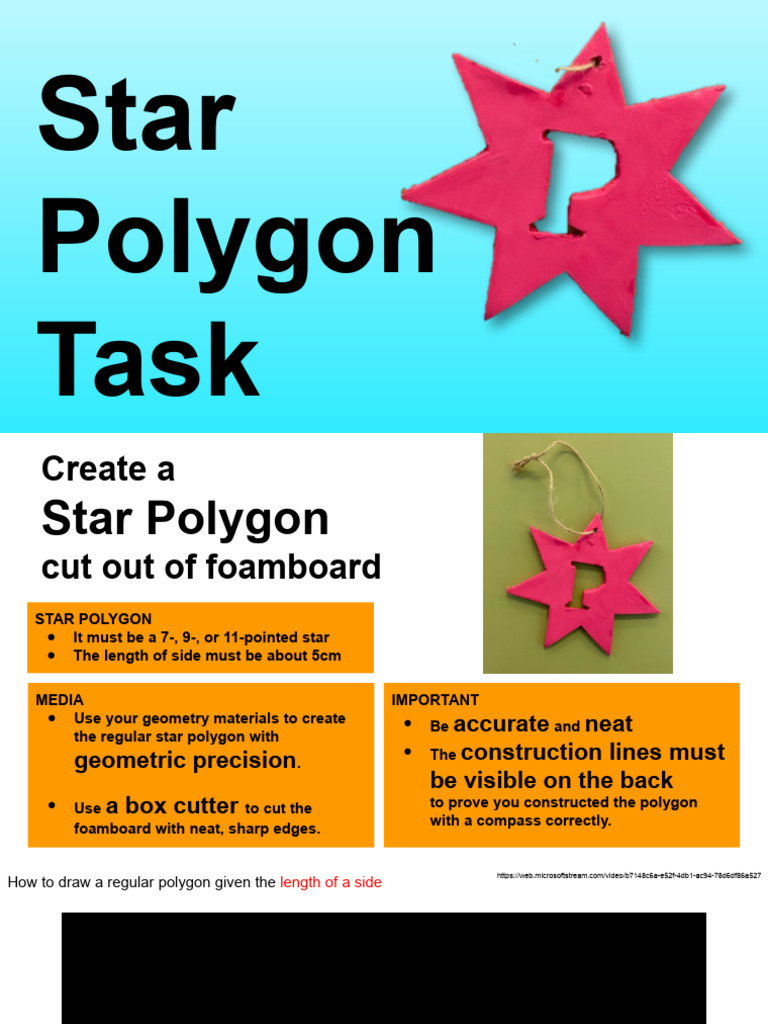2ºESO Star Polygon Task | PDF | Polygon
