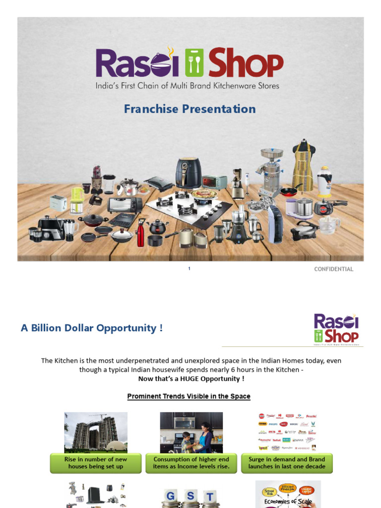 RasoiShop - Franchise Proposal May2020 | PDF | Franchising | Brand