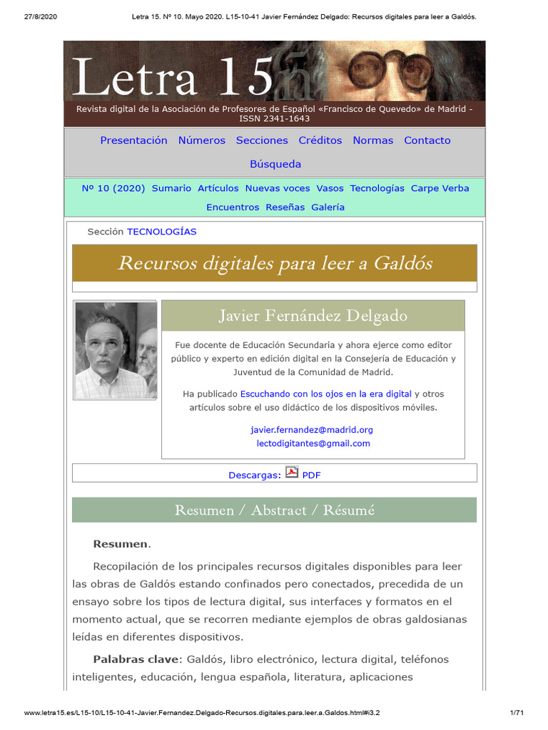 Letra.15.N.10.Mayo.2020. L15-10-41.Javier - Fernandez.Delgado-Recursos - Digitales.para - Leer.a ...