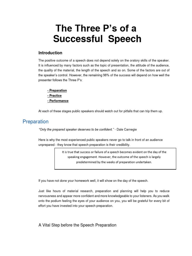 Public Speaking Success Guide | PDF | Public Speaking | Cognition