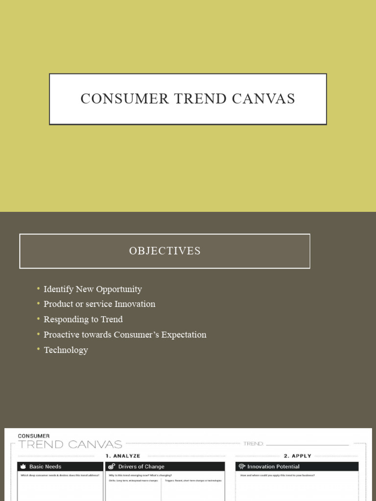 Content 3 Consumer Trend Canvas | Download Free PDF | Innovation | Brand