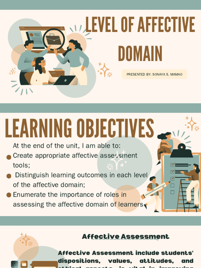 Level of Affective Domain Report | PDF | Learning | Affect (Psychology)