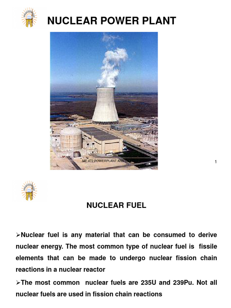 Ch.4 Nuclear Powerplant | PDF | Nuclear Fission | Nuclear Power