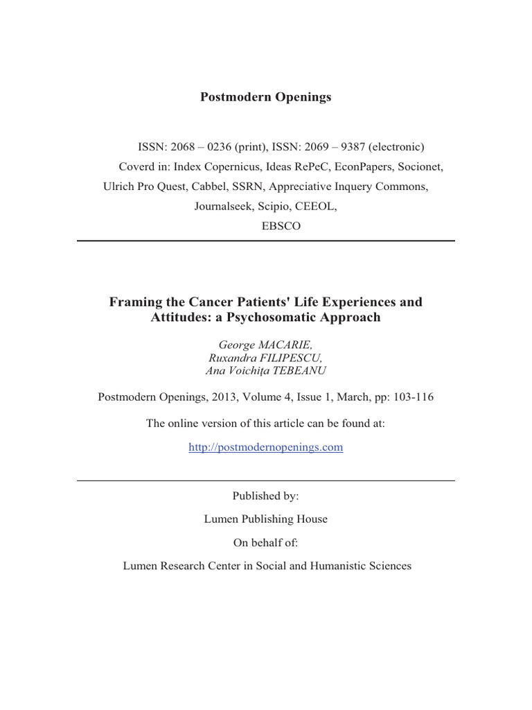 09 Framing-the-Cancer | PDF