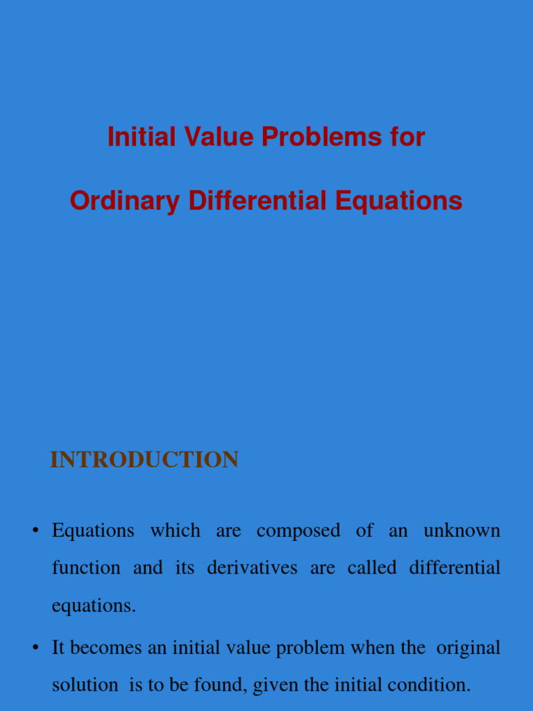 Numerical-Methods-Unit-IV | PDF | Differential Equations | Equations Numerical-Methods-Unit-IV | PDF | Differential Equations | Equations