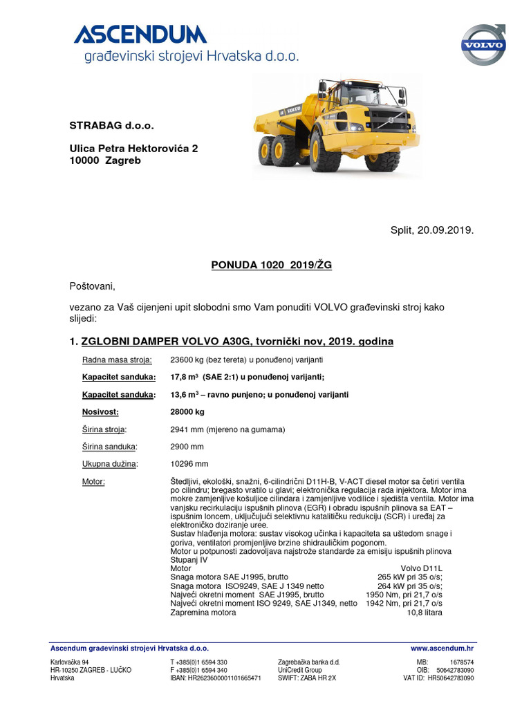 Volvo A30G | PDF