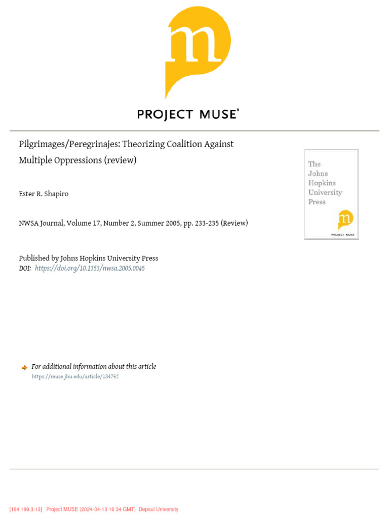 Review Lugones | PDF | Postcolonialism | Feminism