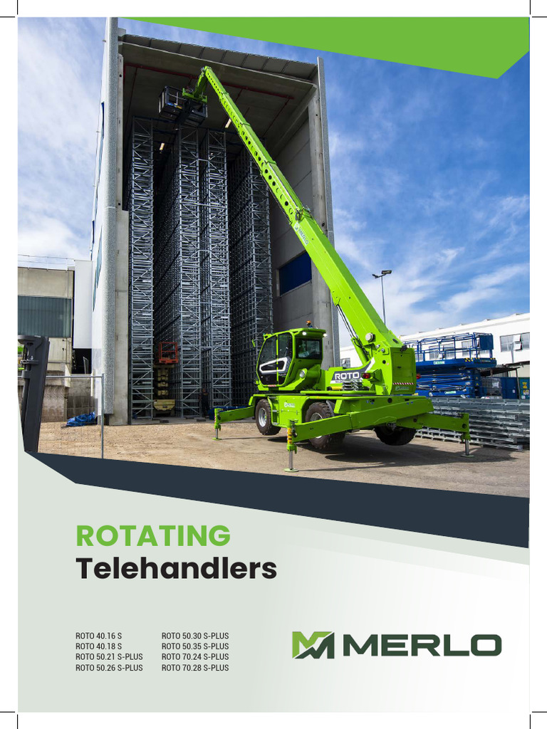 Merlo ROTO Range Brochure 2022 | PDF | Steering | Automotive Technologies