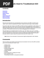 Cisco ACI Command Guide | PDF | Command Line Interface | Computer Network