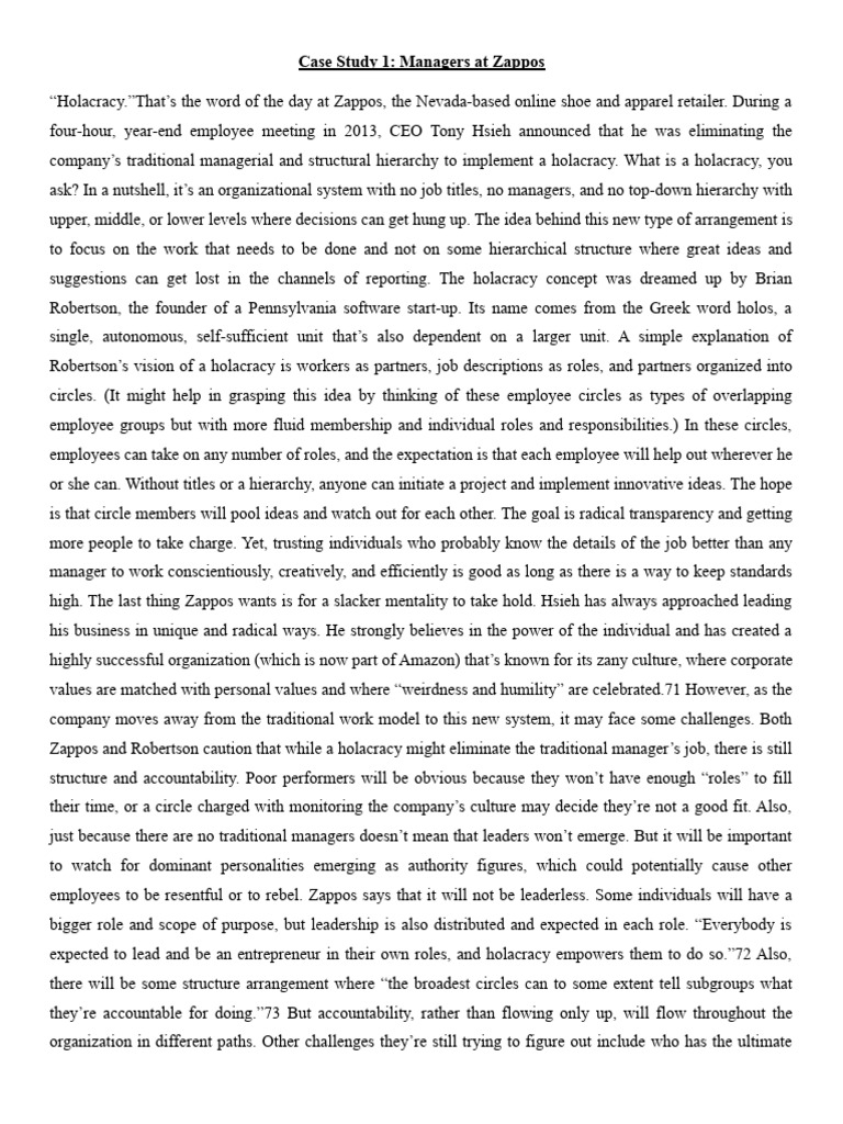 Case Study - Lecture 1 | PDF | Economies | Leadership