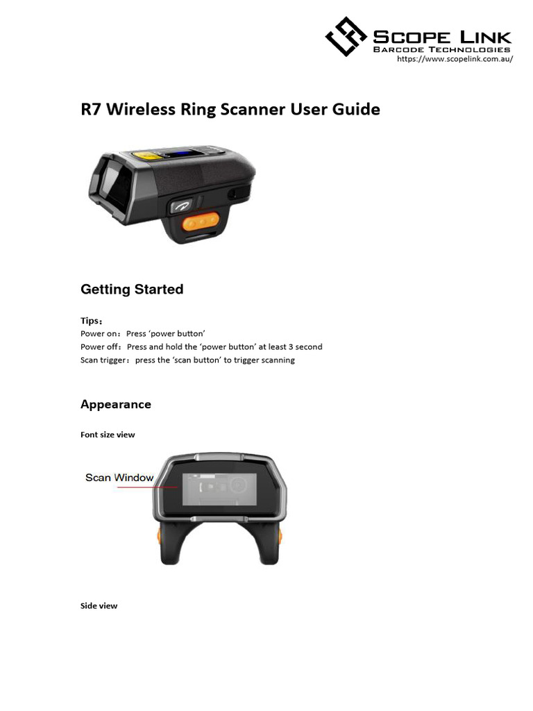 Urovo R70 R71 User Manual | PDF | Barcode | Universal Product Code
