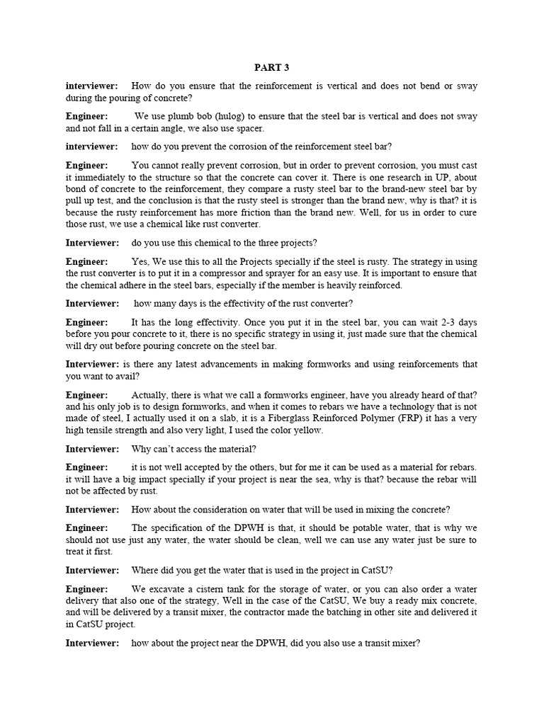PART 3 Transcribe | Download Free PDF | Concrete | Structural Engineering