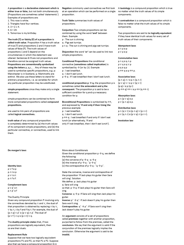 Logic Quiz | PDF | Logic | Metalogic