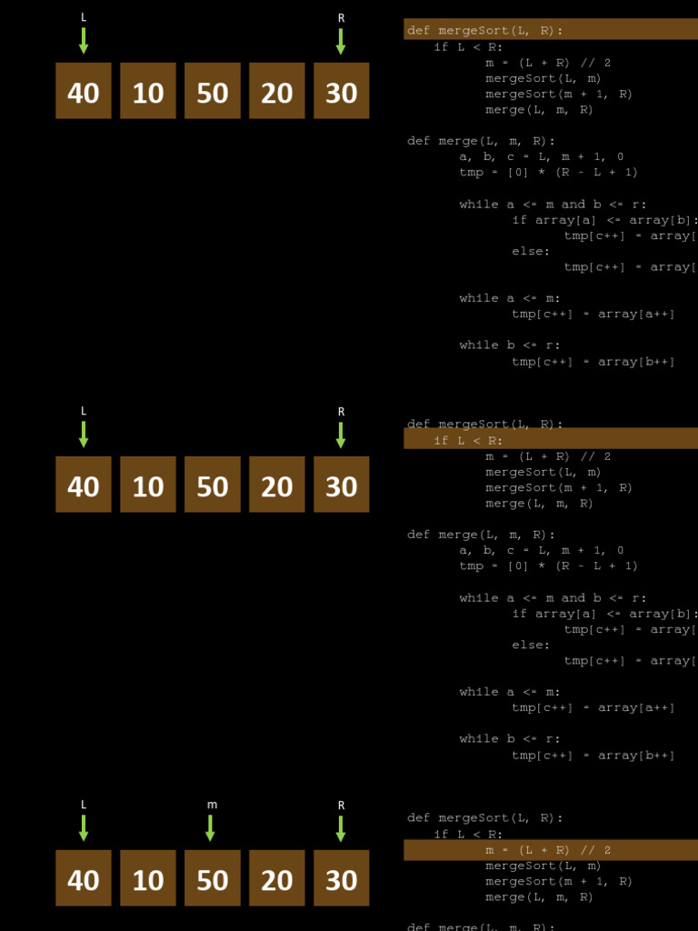 Merge Sort | PDF | Algorithms And Data Structures | Algorithms Merge Sort | PDF | Algorithms And Data Structures | Algorithms