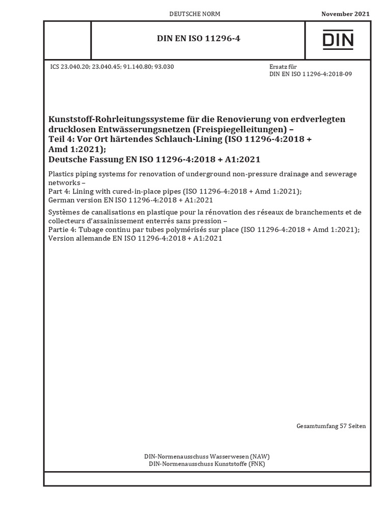 Din en Iso 11296-4 2021-11 | PDF