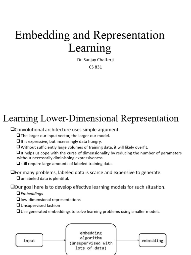 Chap 6 Embedding | PDF | Algorithms | Machine Learning
