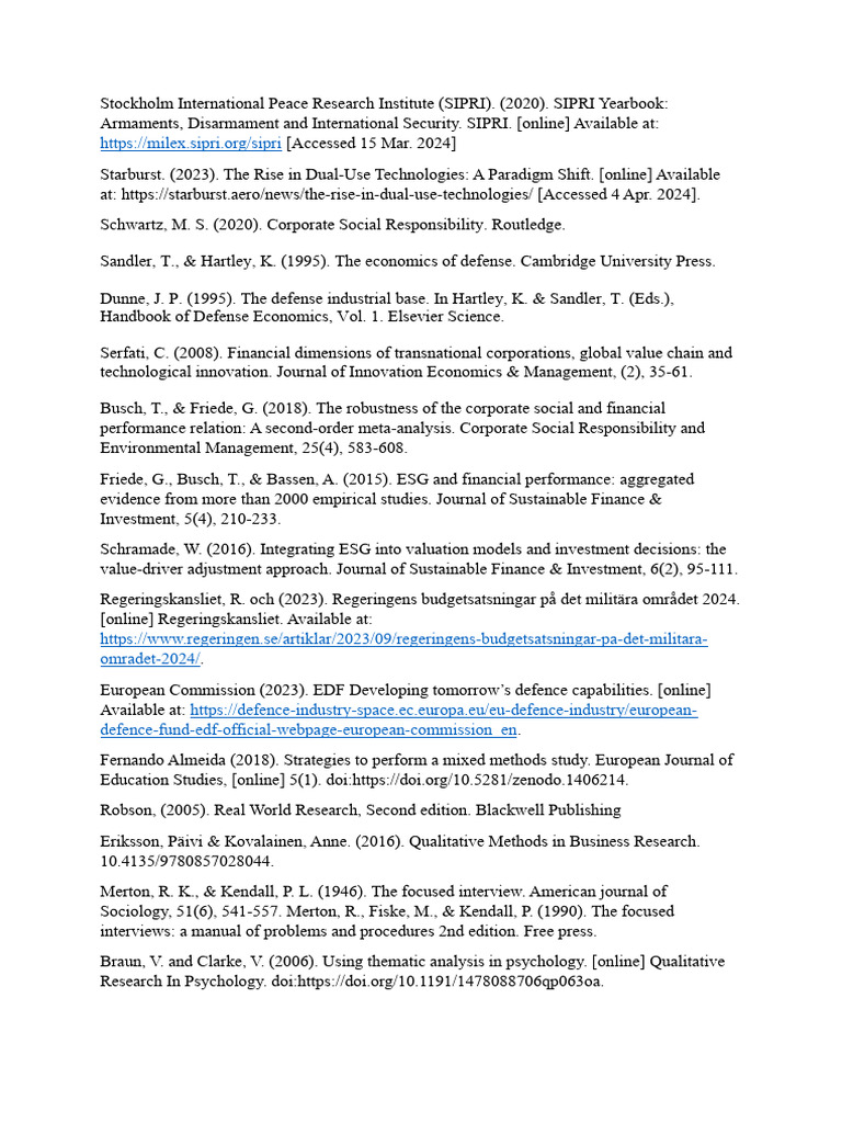 References | PDF | Qualitative Research | Stakeholder (Corporate)