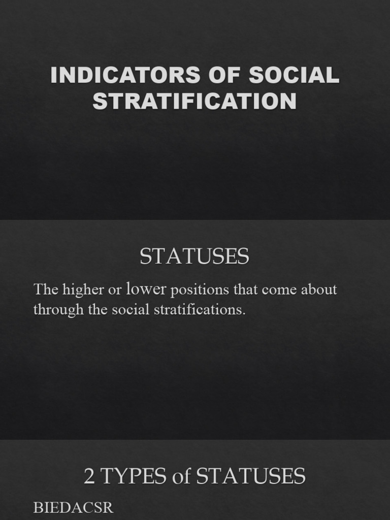 Module 9 - PPT Discussion | PDF | Social Mobility | Social Stratification