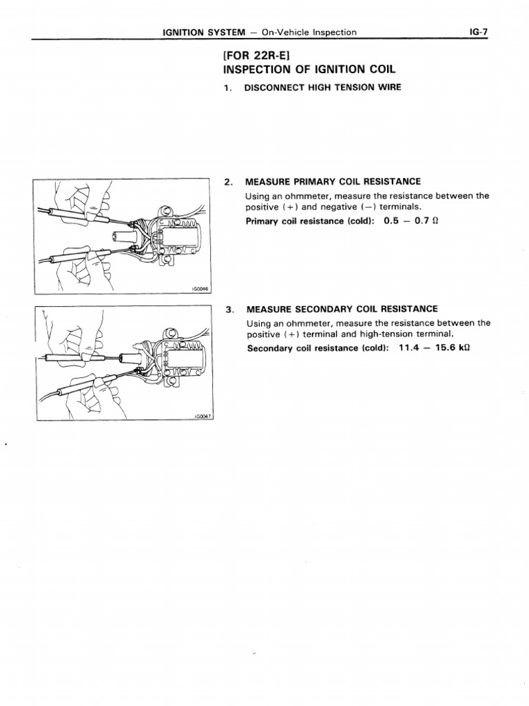 1985 EFI Ignition System | PDF