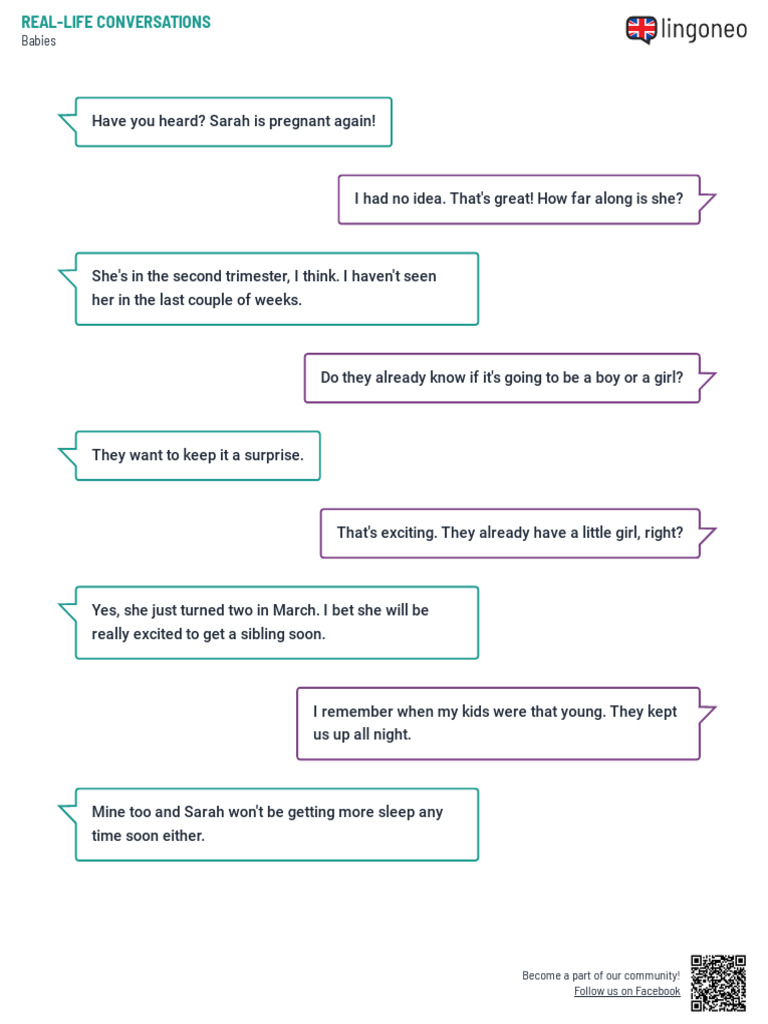 Babies - Dialogue | PDF