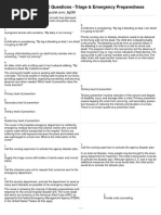 MCI Drill Sample Scenarios | PDF | Breathing | Cardiopulmonary ...