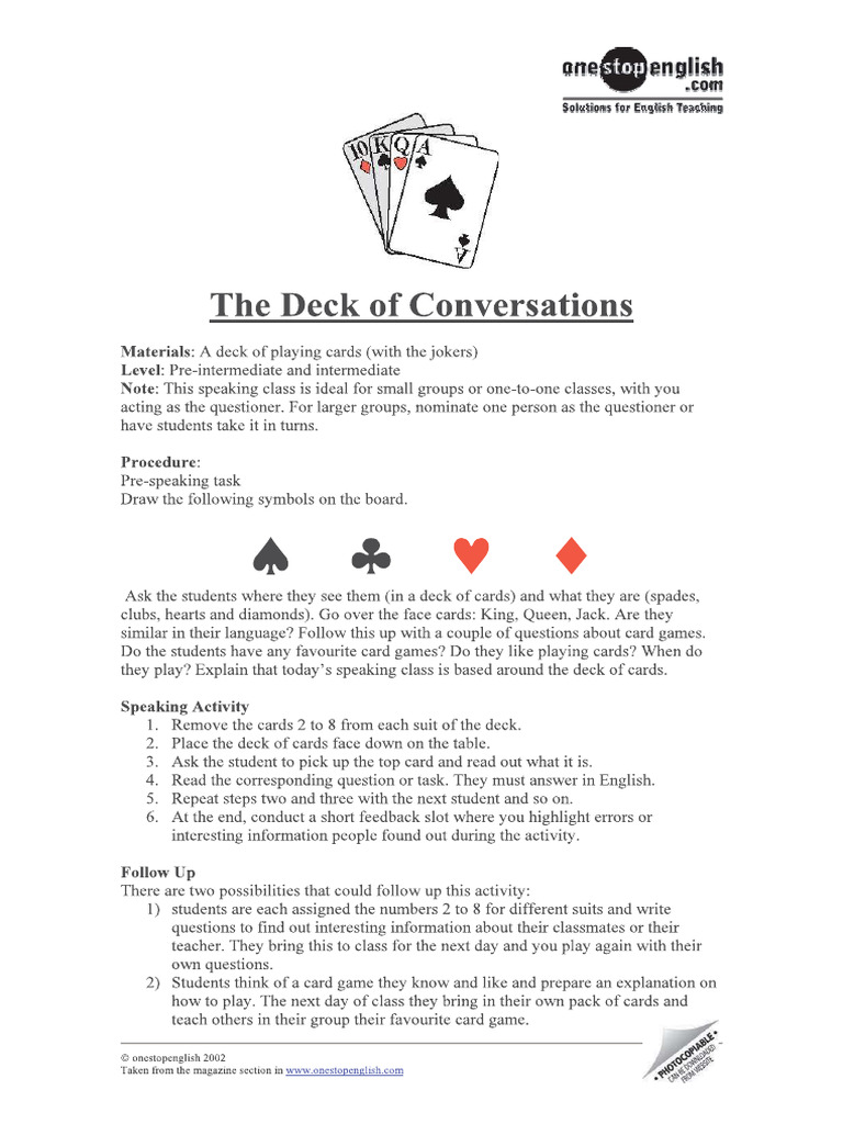 Deck | PDF
