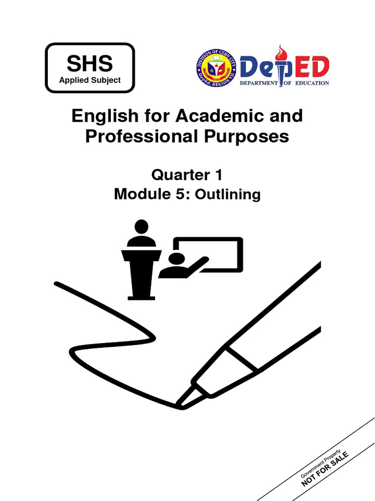 Edited EAPP Q1 Module 5 | PDF | Essays | Thesis