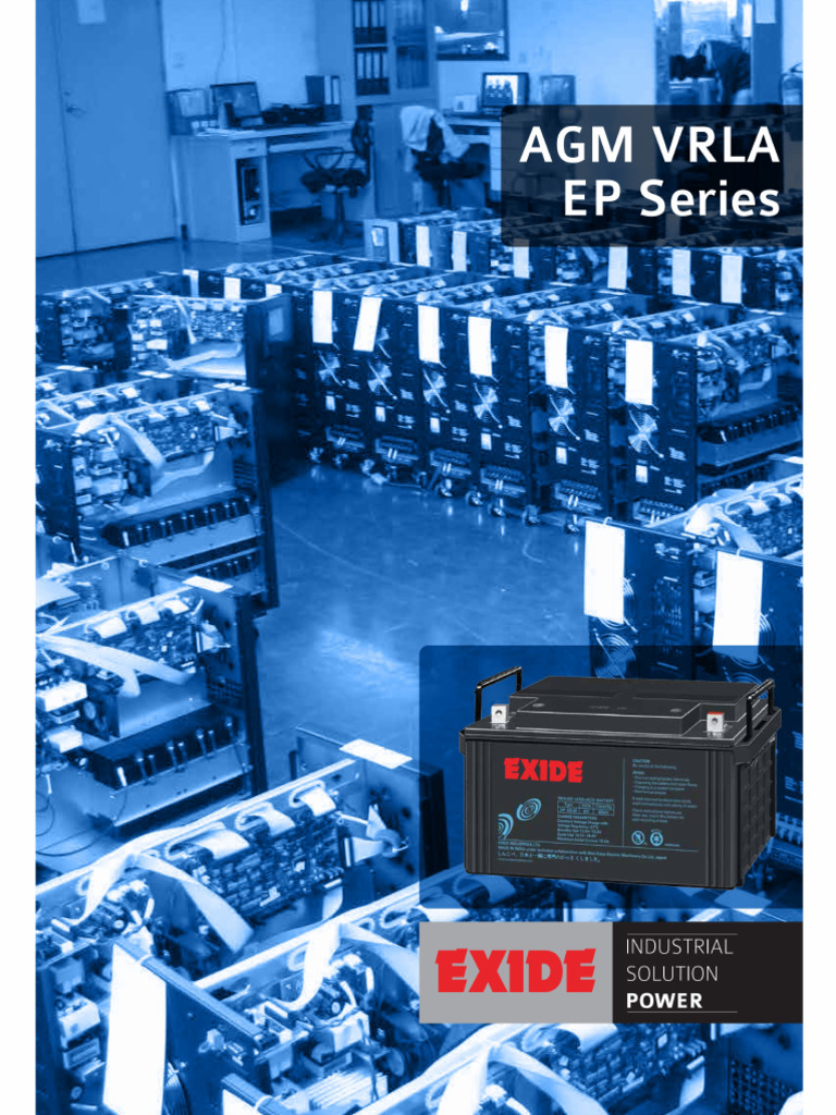 12 Volt Exide VRLA | PDF