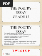 Questions and Answers For Eating Poetry | PDF | Poetry | Rhyme